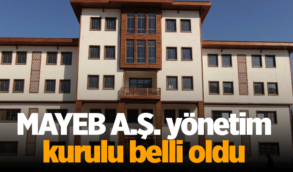 MAYEB A.Ş. yönetim kurulu belli oldu - Manisa Kulis Haber | Son Dakika ...