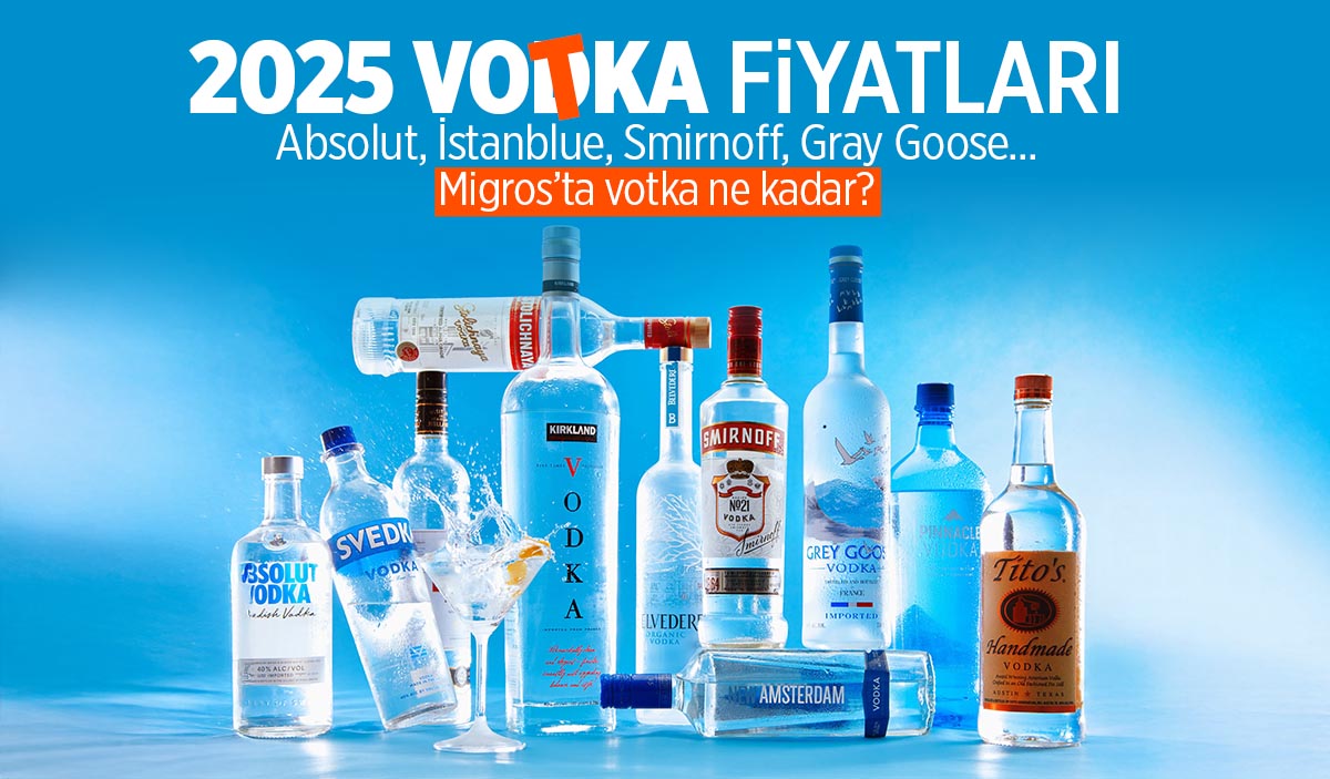Güncel Votka Fiyatları 2025: Absolut, İstanblue, Smirnoff Fiyat Listesi ...